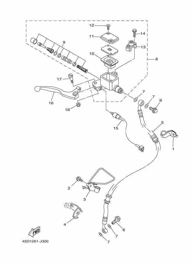 TORNILLO CALIPER FZ-16