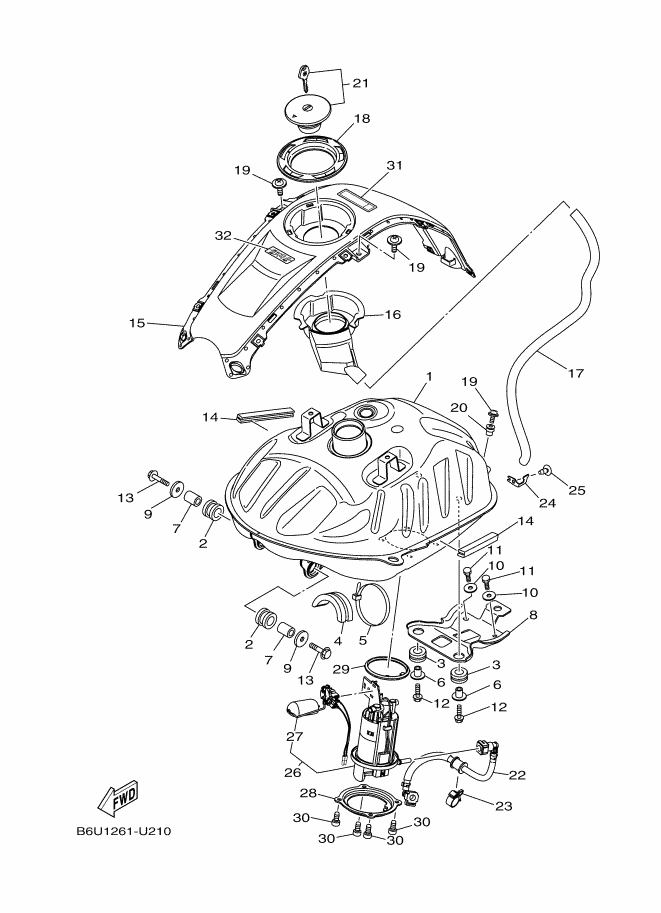 TORNILLO LIBERO (5C91)/FZ16